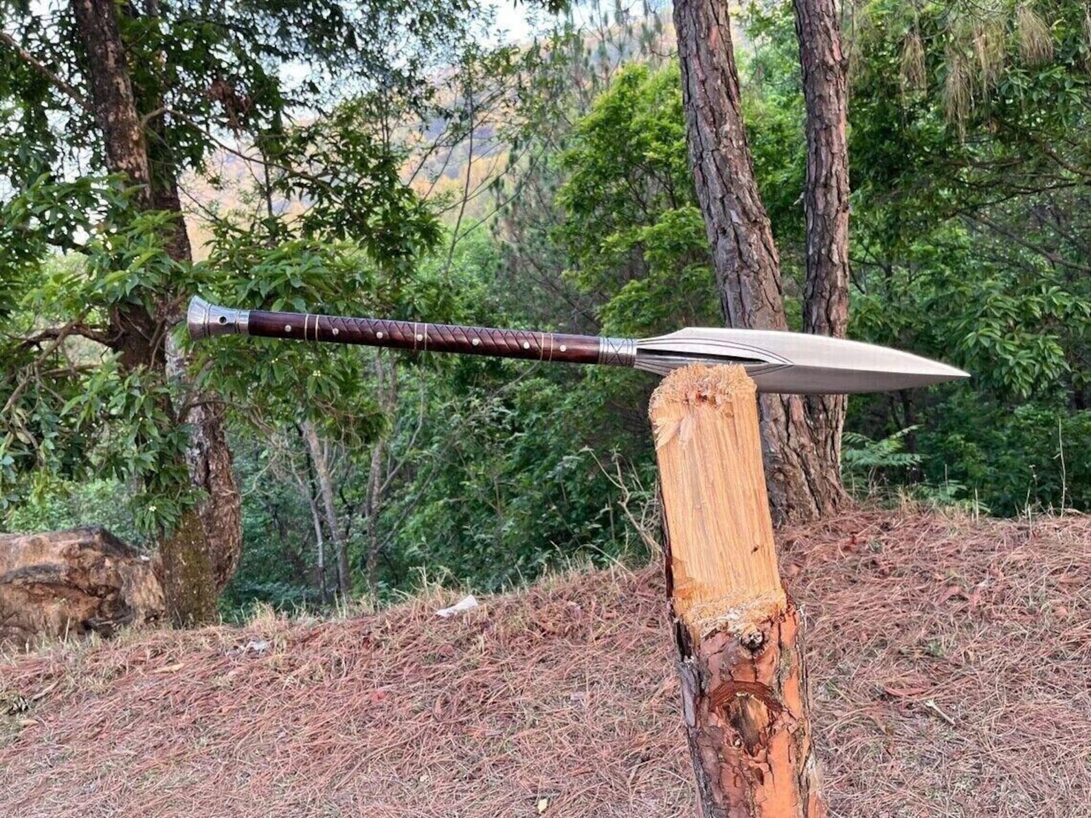 Handmade Carbon Steel African Hungo Mungo Knife With Sheath.custom ...