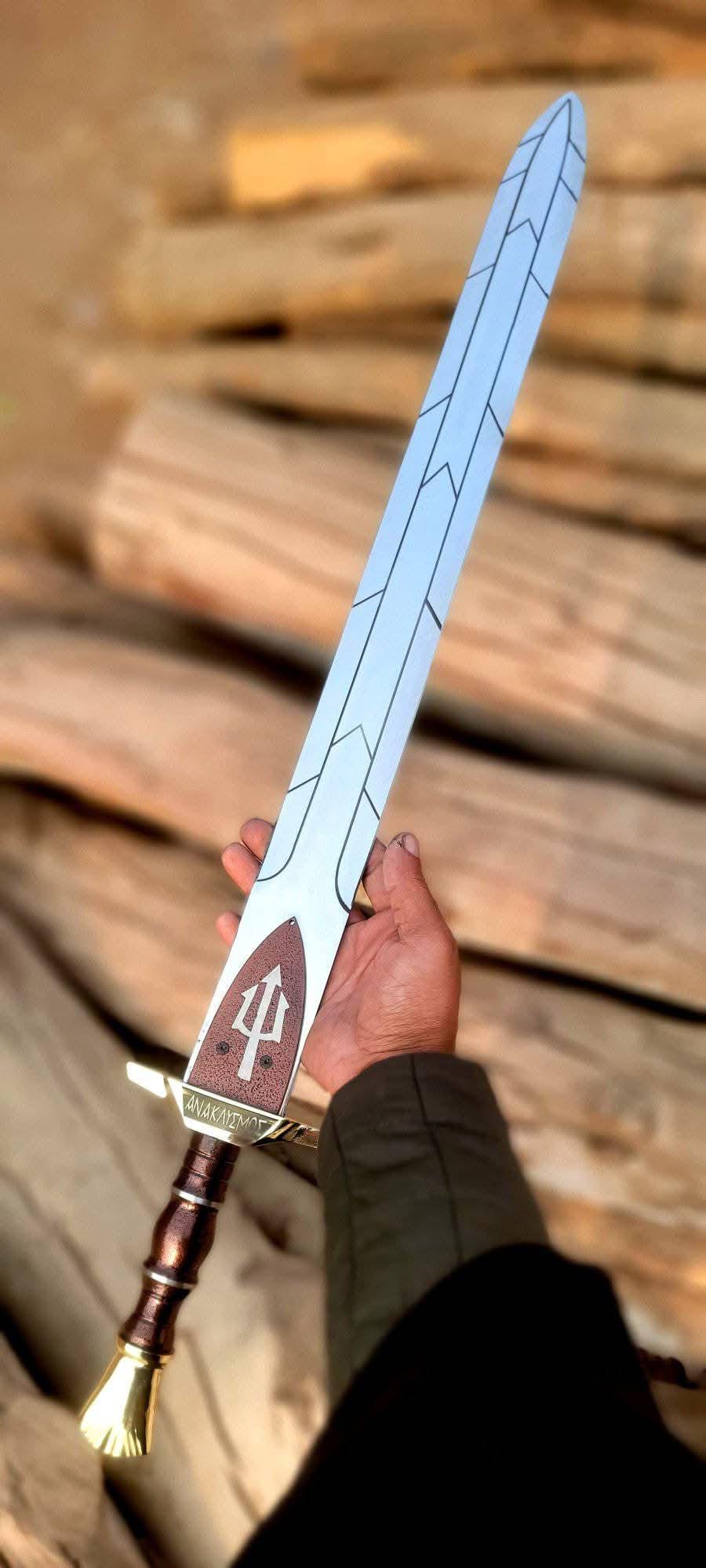 Hand-forged Barbarian Style Conan Father Sword | Full Tang Fantasy ...