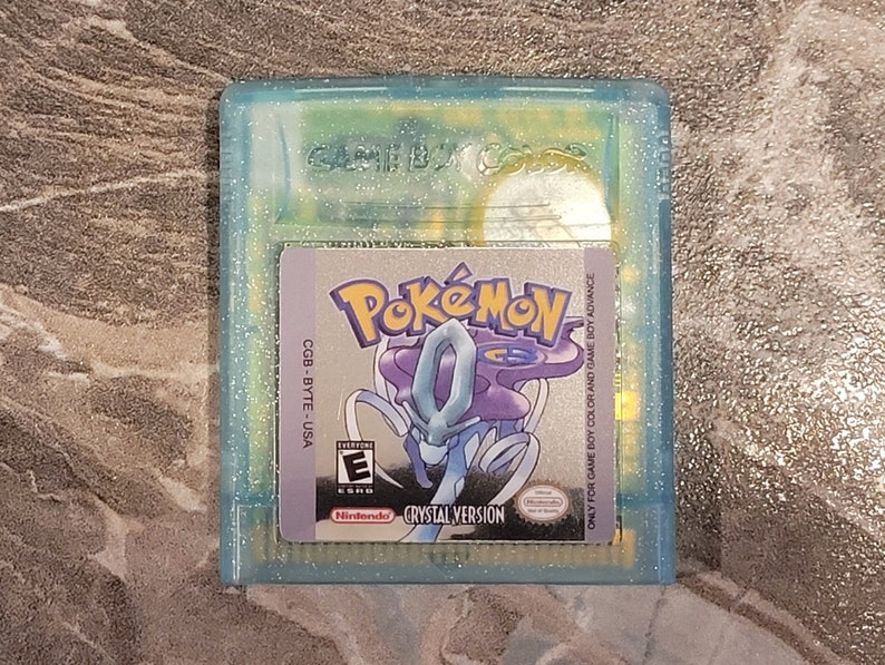 Pokemon Crystal Game Boy Cartridge With Original Nintendo MBC3 - Etsy Pokemon Crystal Game Boy Cartridge With Original Nintendo MBC3 - Etsy
