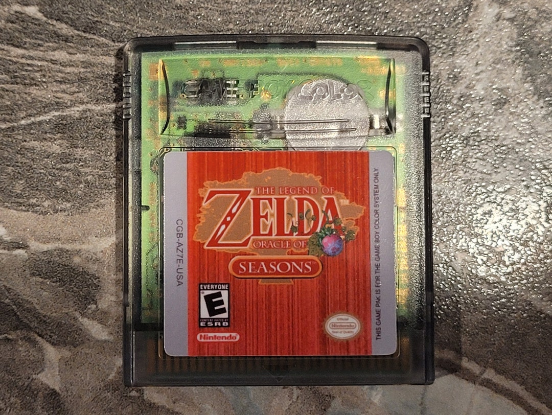 The Legend of Zelda: Oracle of Seasons Game Cartridge With - Etsy