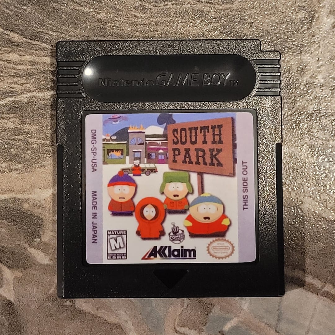South Park Game Boy Cartridge With Original Nintendo PCB. Flashable ...