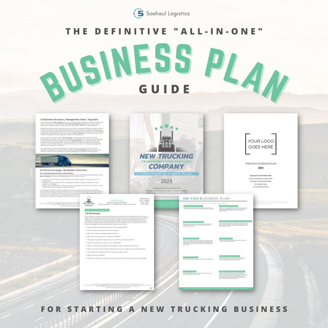 The Definitive "all-in-one" Business Plan Guide - Example for Starting ...