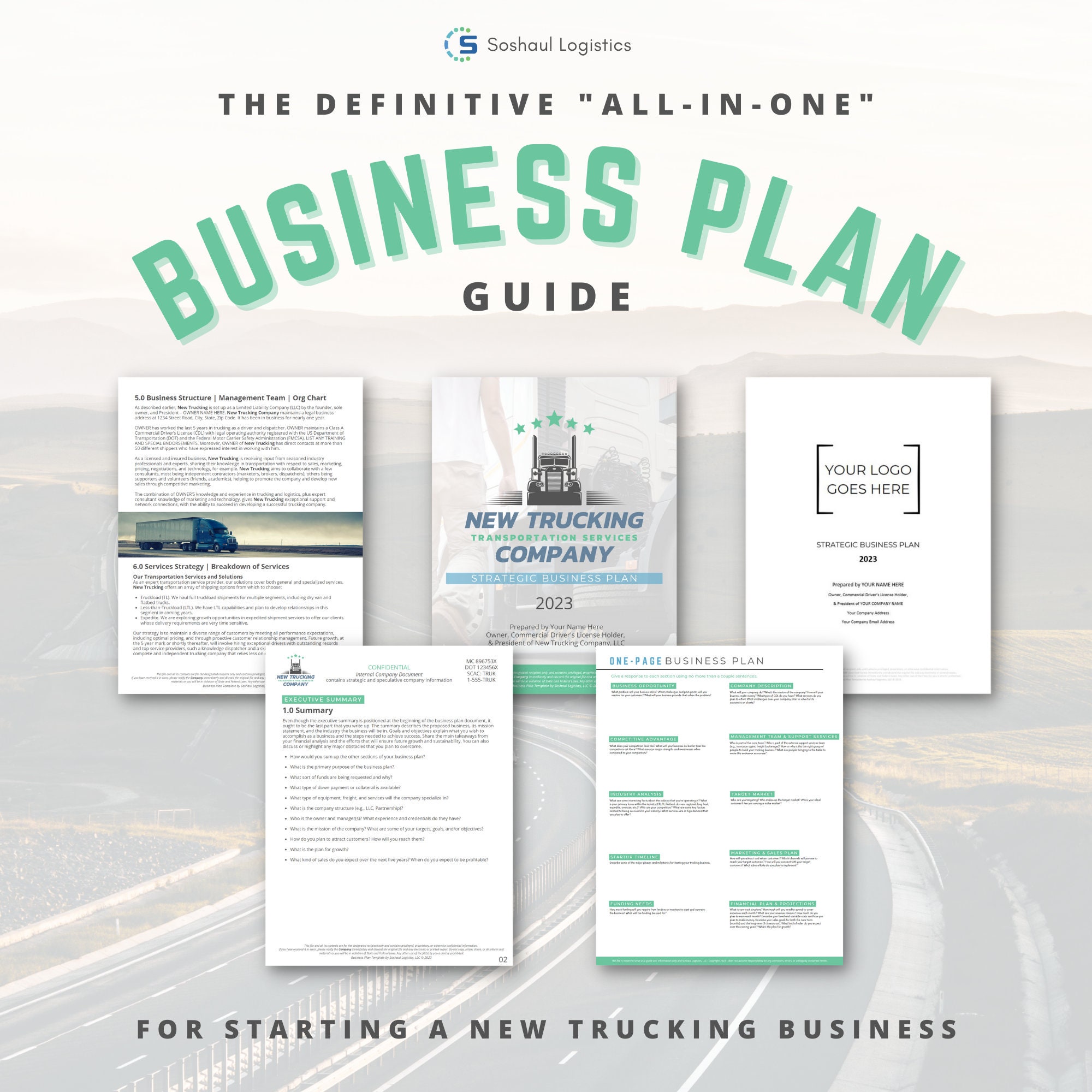 The Definitive "all-in-one" Business Plan Guide - Example for Starting ...