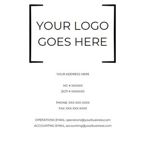 Onboarding Packet Example & Template for a Trucking Business - Etsy
