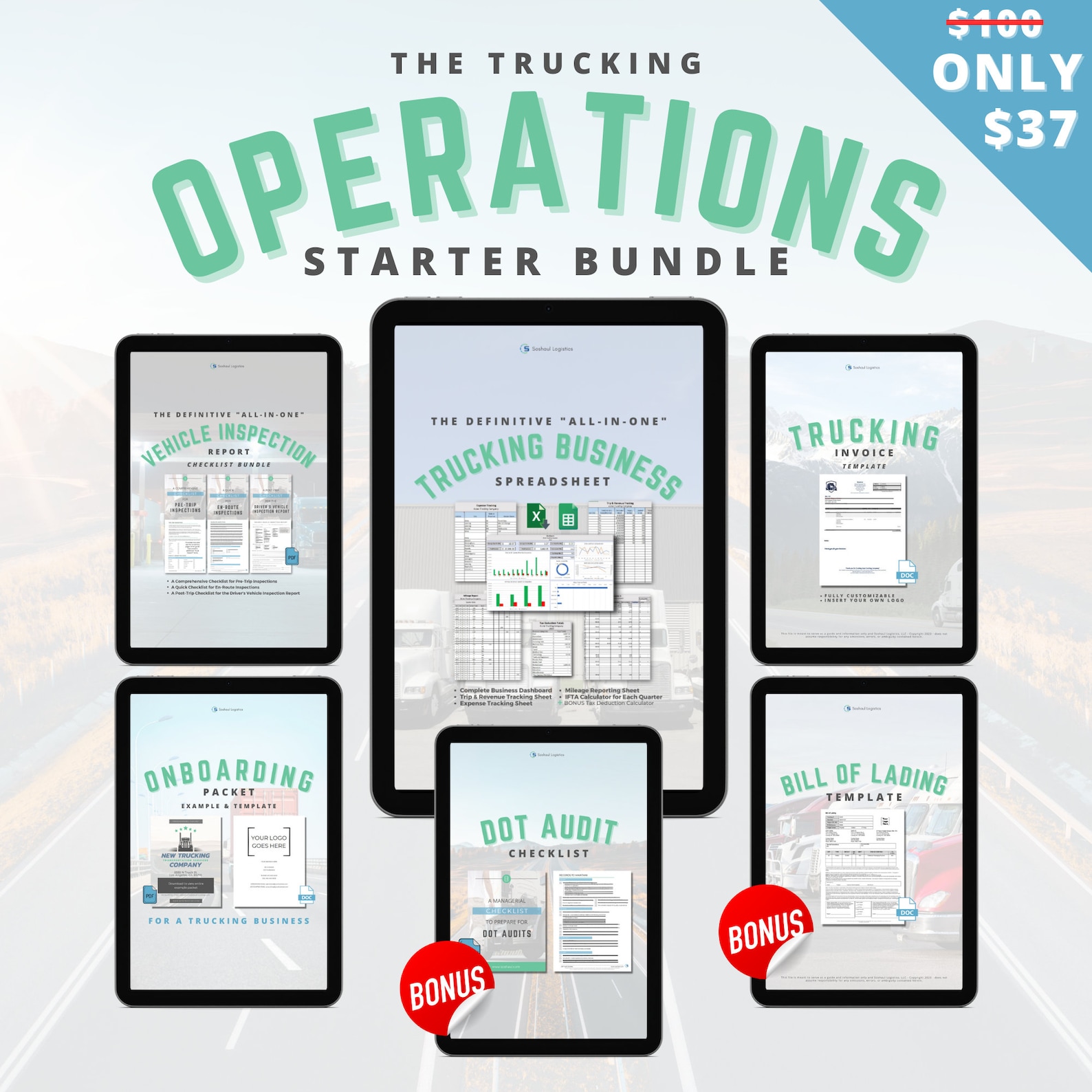 The Trucking Operations Starter Bundle - Etsy