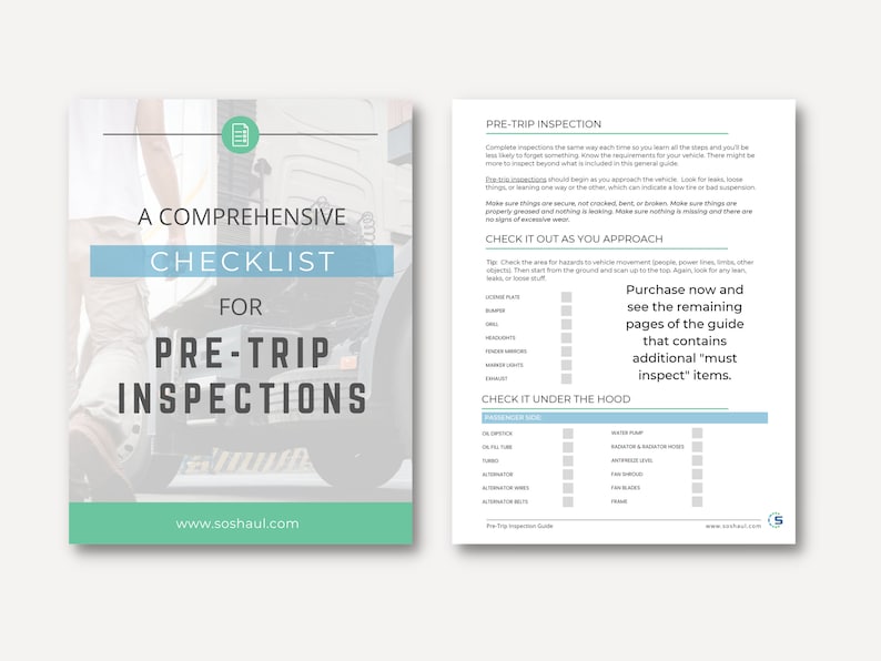 The Definitive "all-in-one" Vehicle Inspection Report Checklist Bundle ...