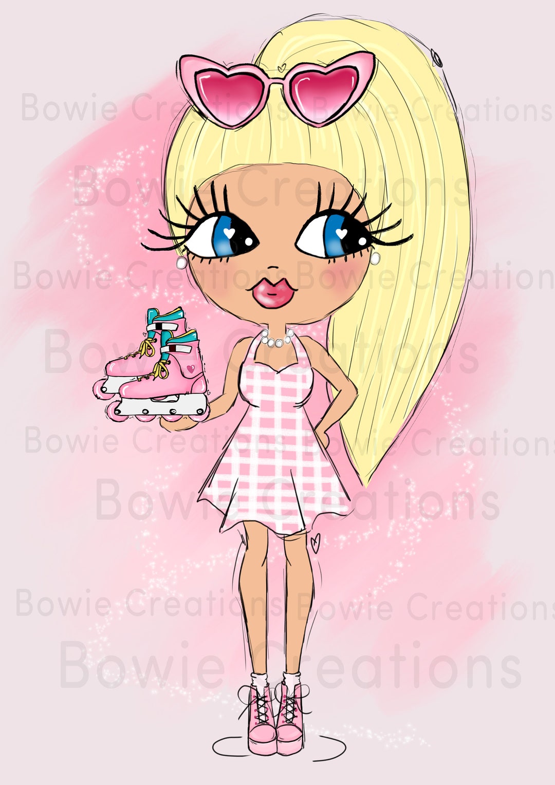 Barb Png, Pink Fashion Doll Character Png Sublimation File, Pink Girl ...