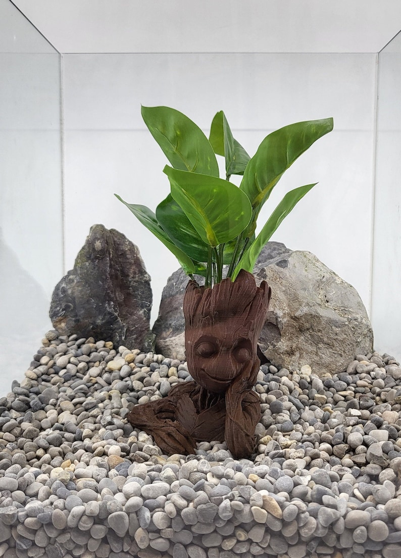 Guardians of the Galaxy Groot Aquarium Decor Enrich Your - Etsy
