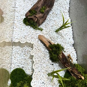 L-shaped Nature's Wonder: Aquatic/terrarium Cliff Decoration ...