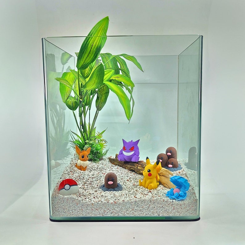 Pokémon Aquarium Figures: 2-pack Aquatic & Terrarium Decor - Etsy