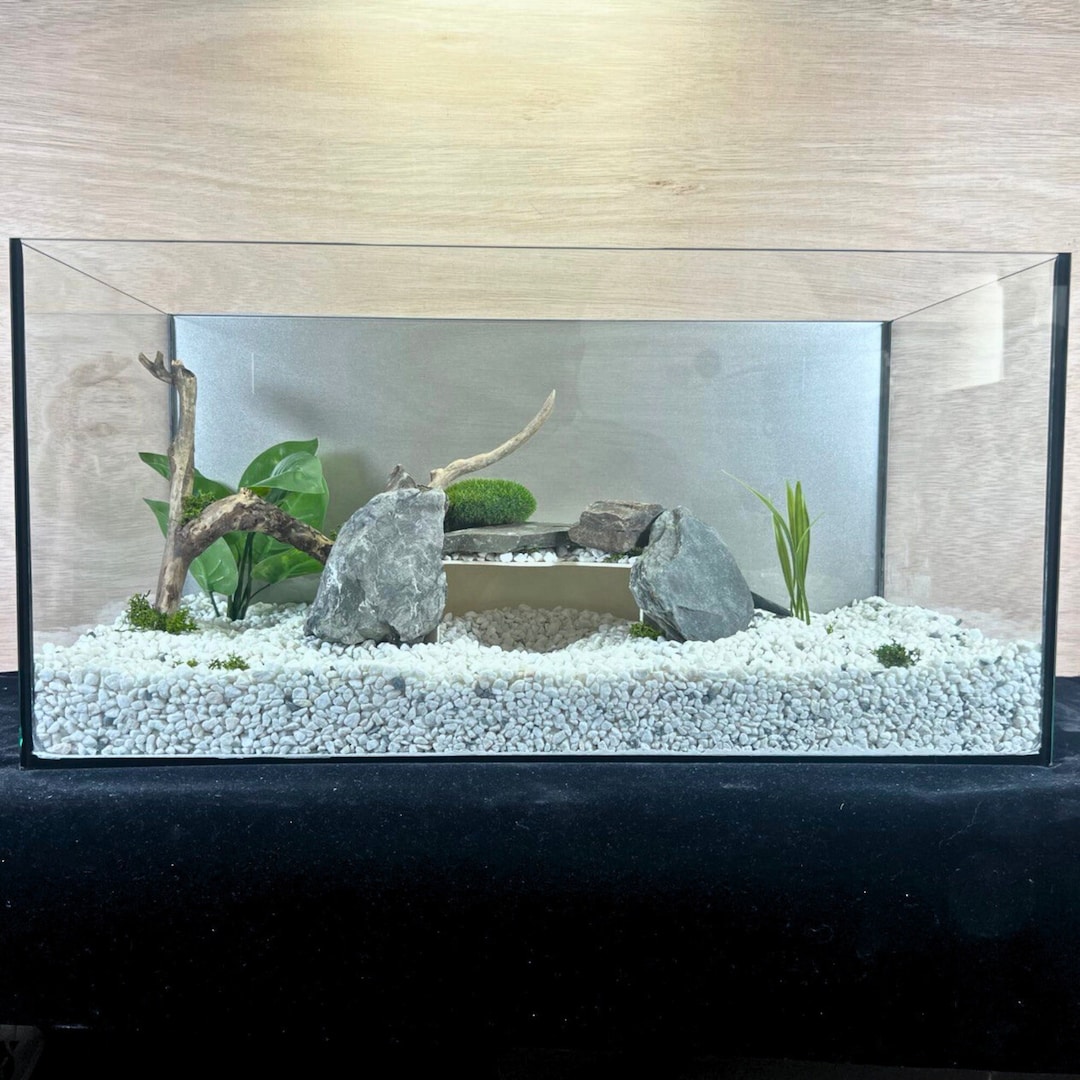 Round Corner Cave: Versatile Shelter for Terrarium & Aquarium Pets ...