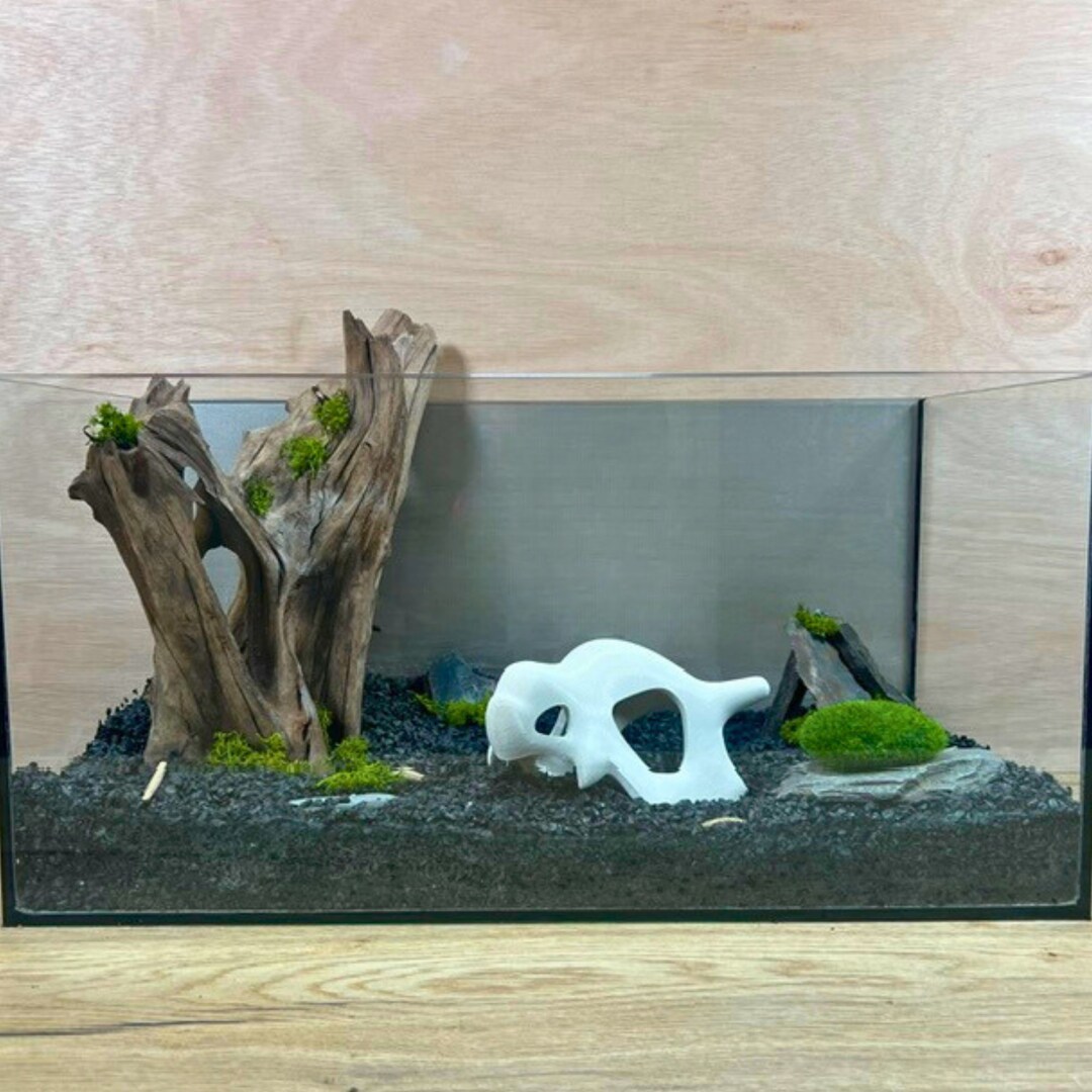 Cubone Skull Aquarium Decoration From Pokémon Available in 3 Sizes ...