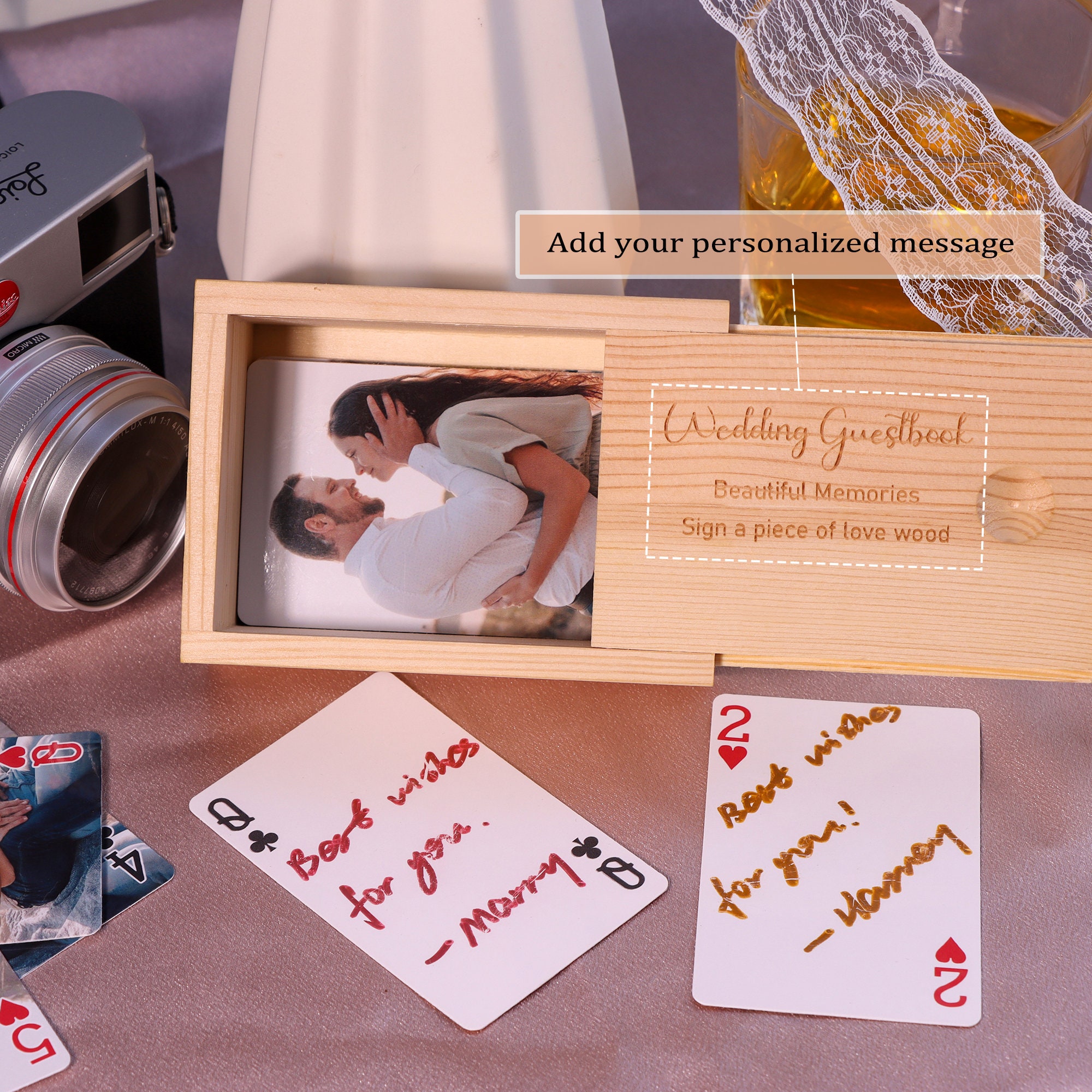 Custom Couples Photo Playing Cards, Personalized Gifts for Anniversary ...