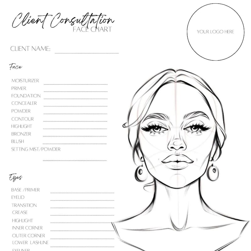 Make up Practice Sheets - Etsy