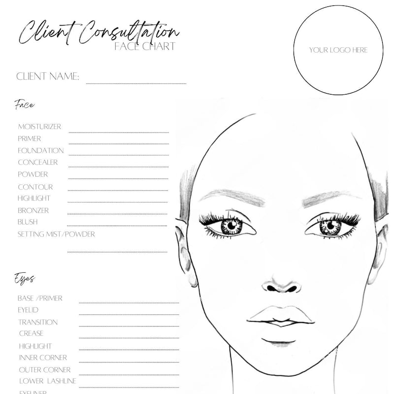 Make up Practice Sheets - Etsy