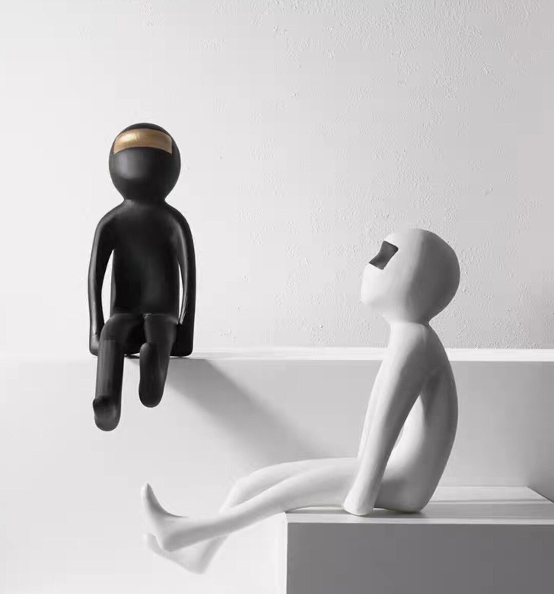Abstract Character Sculpture Space Art Figurine Modern Home - Etsy