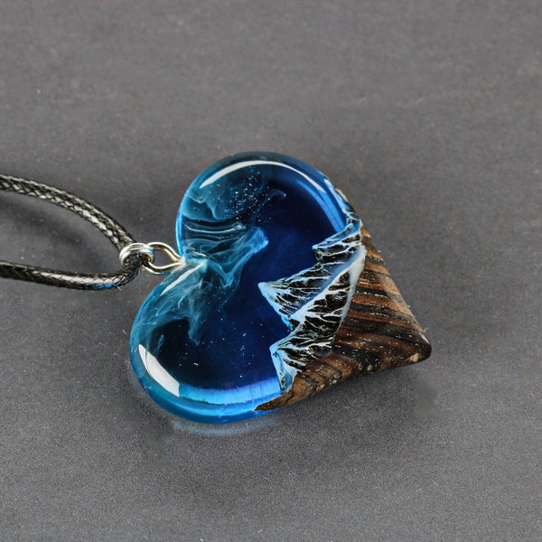 Resin Necklace - Etsy
