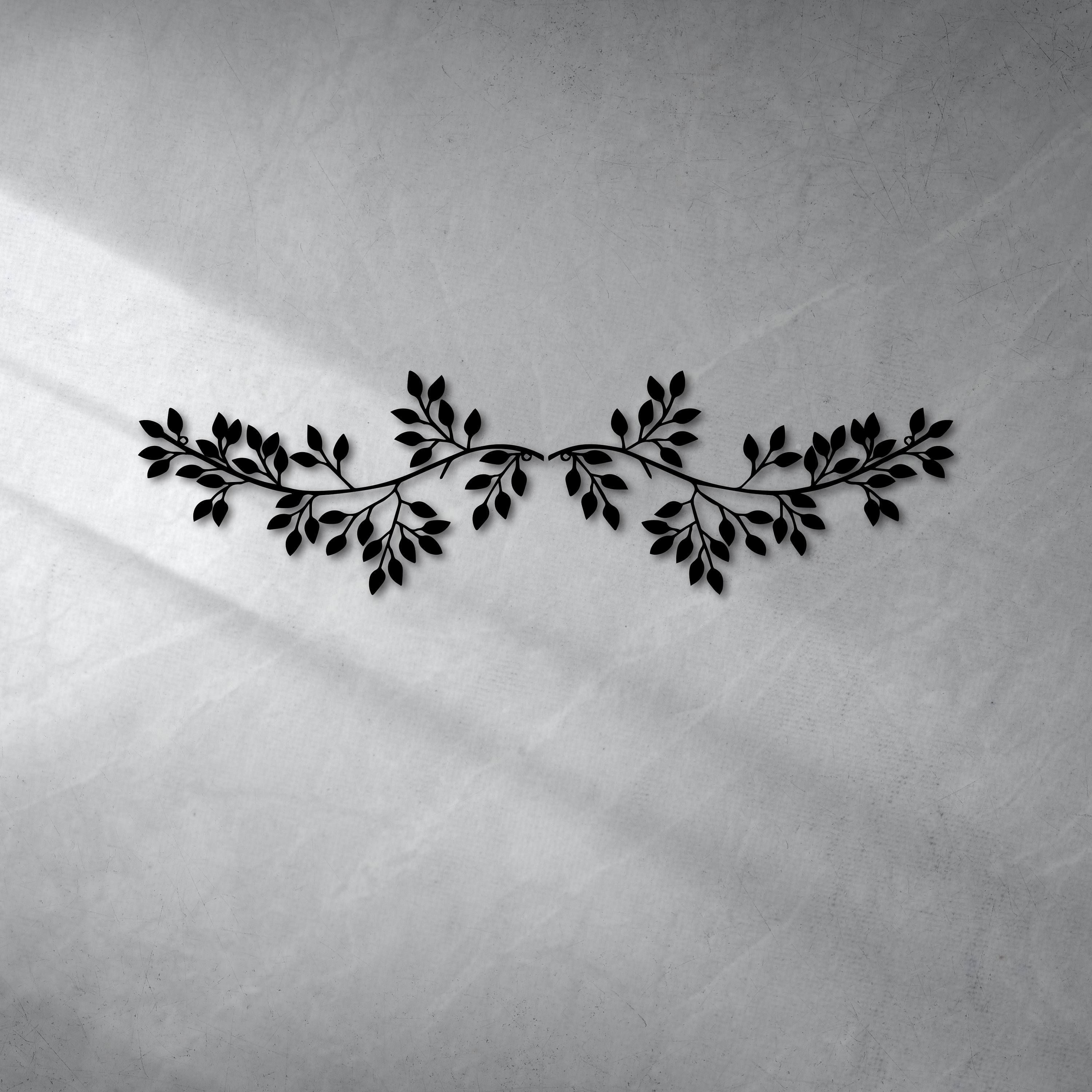 Leaf Metal Wall Art, Nature-inspired Home Decor, Handmade Metal Wall ...