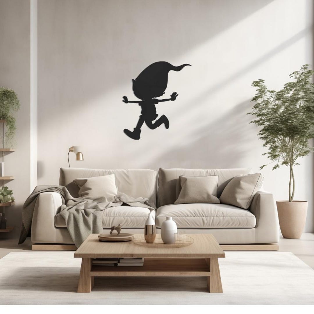 Christmas Gift Metal Wall Art, Cute Elf Decor for Holiday, Winter ...