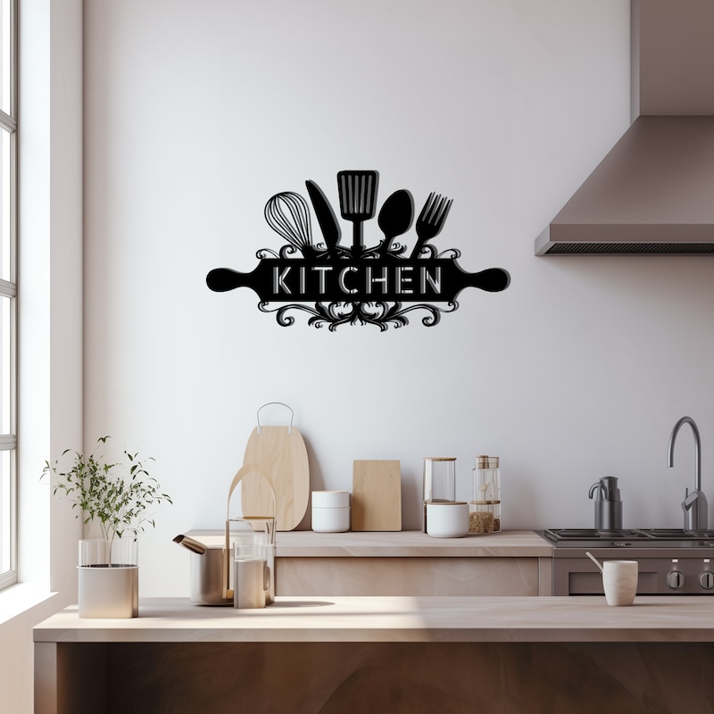 Metal Wall Art Kitchen - Etsy