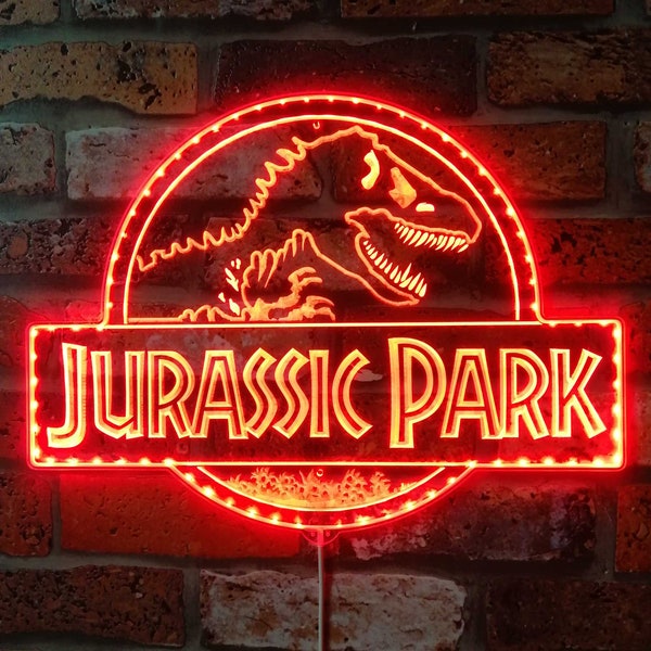 Jurassic Park Custom Neon Sign - Etsy