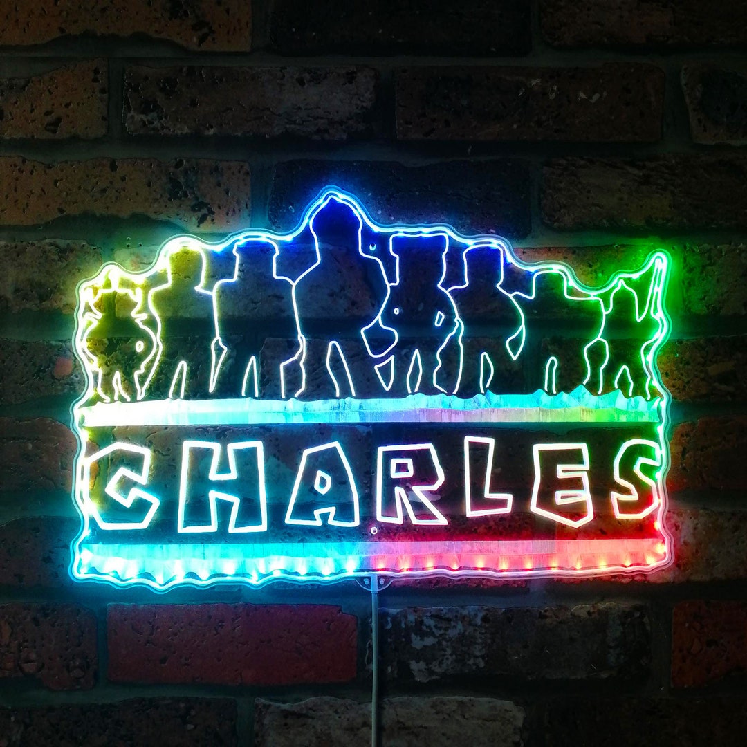 Personalized Roblox Name Birthday 3D Light Wall Sign, Party Sign ...