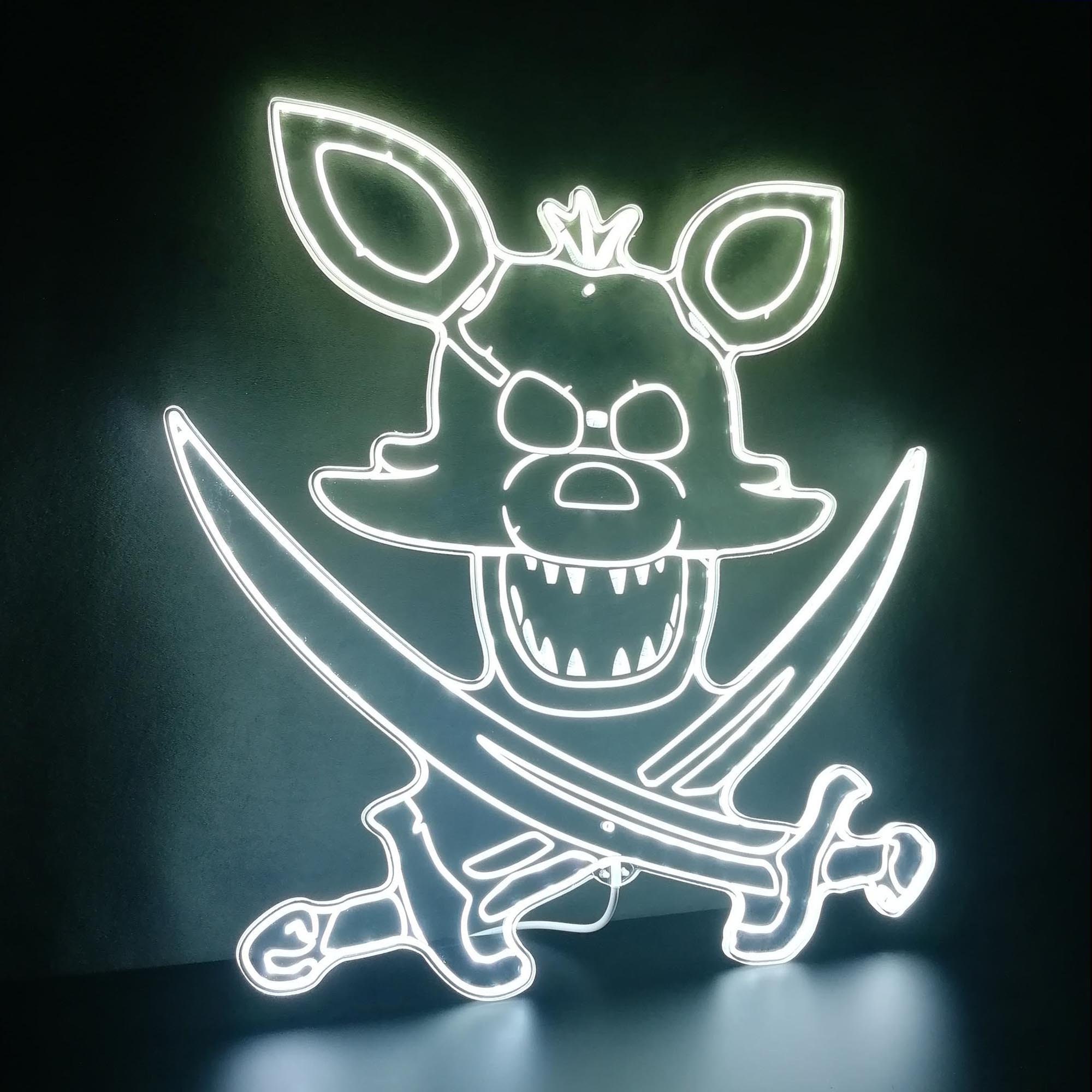 Five Nights at Freddys Foxy 3D Light Wall Sign Custom Game - Etsy UK