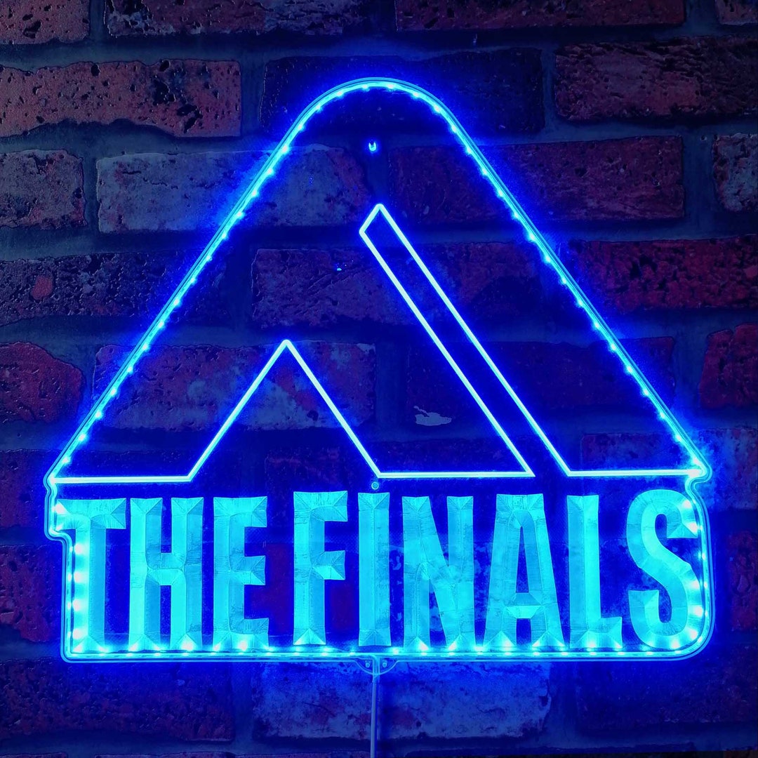 Personalized Finals Gamertag 3D Light Wall Sign, Custom Logo Gamertag ...