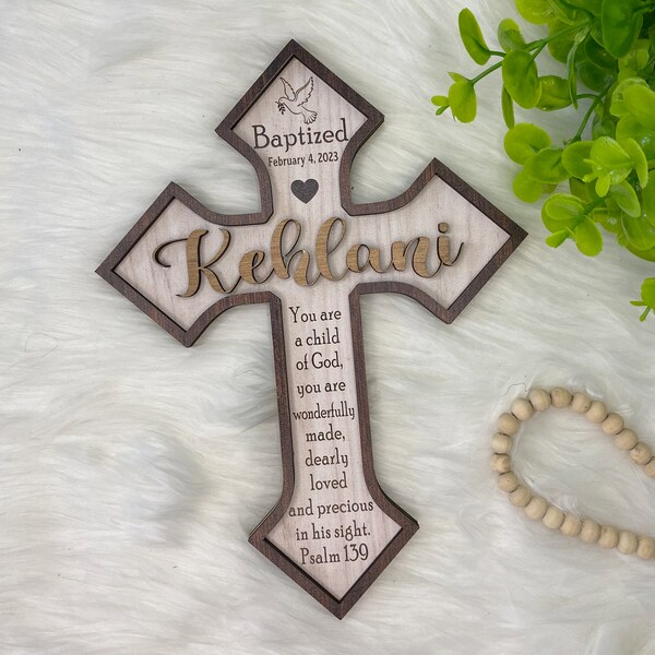 Personalized Wooden Cross - Etsy