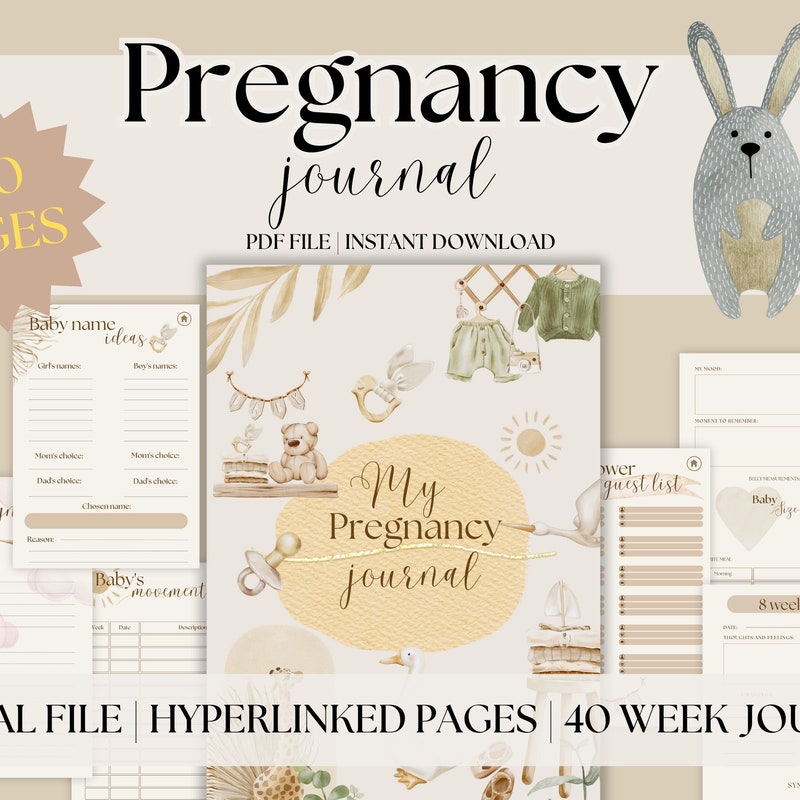 Pregnancy Journal - Etsy