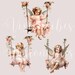 Watercolor Angel on Swing Clipart Girl on Swing Little Girl Clipart for ...
