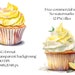 Watercolor Lemon Cupcakes Clipart Bundle Baking Sublimation Design ...