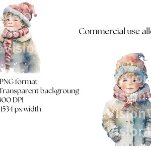 Christmas Clipart Bundle Vintage Boy Clipart Vintage Christmas Clipart ...
