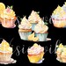 Watercolor Lemon Cupcakes Clipart Bundle Baking Sublimation Design ...