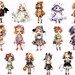 Spooky Girls Clipart Bundle Halloween Clipart Cute Girls Halloween ...