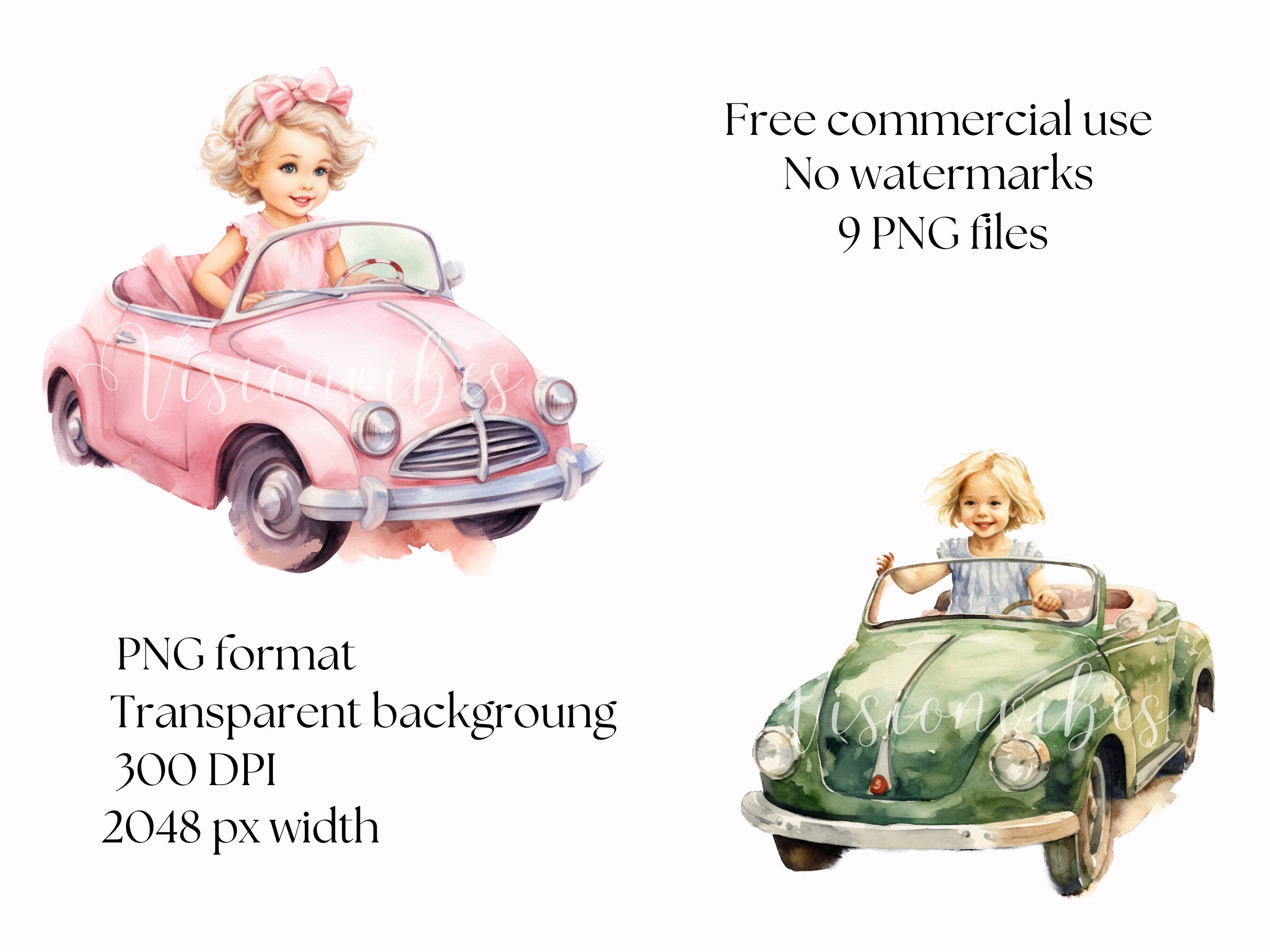 Digital File for Sublimation Cute Girl Clipart Bundle Retro - Etsy
