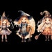 Little Witch Clipart Bundle Watercolor Witch Clipart Cute - Etsy