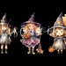 Little Witch Clipart Bundle Watercolor Witch Clipart Cute - Etsy