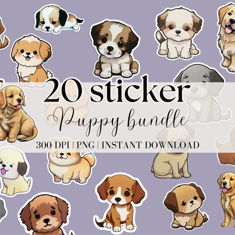 Stickers de perros - Etsy México