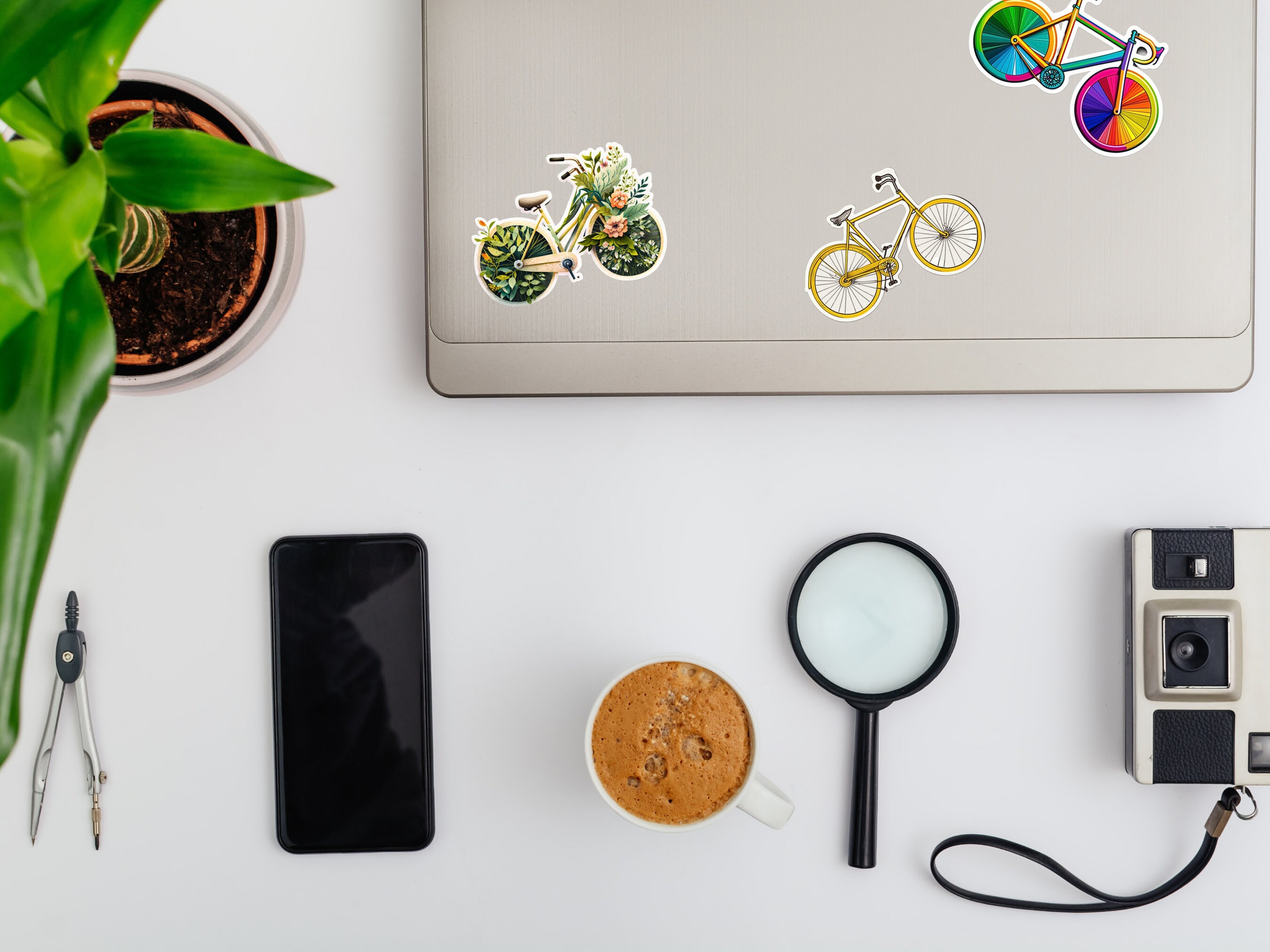 Bicycle Stickers Printable Bicycle Stickers Bicycle PNG Digital ...