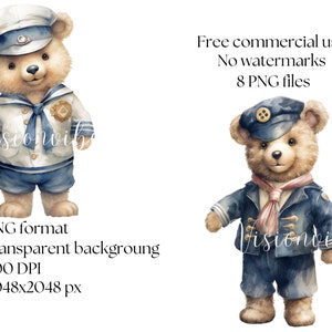 Teddy Bear Clipart Watercolor Baby Shower Teddy Bear Clipart Download ...