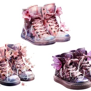 Fairy Shoes Watercolor Clipart Bundle, Commercial Free Watercolor ...