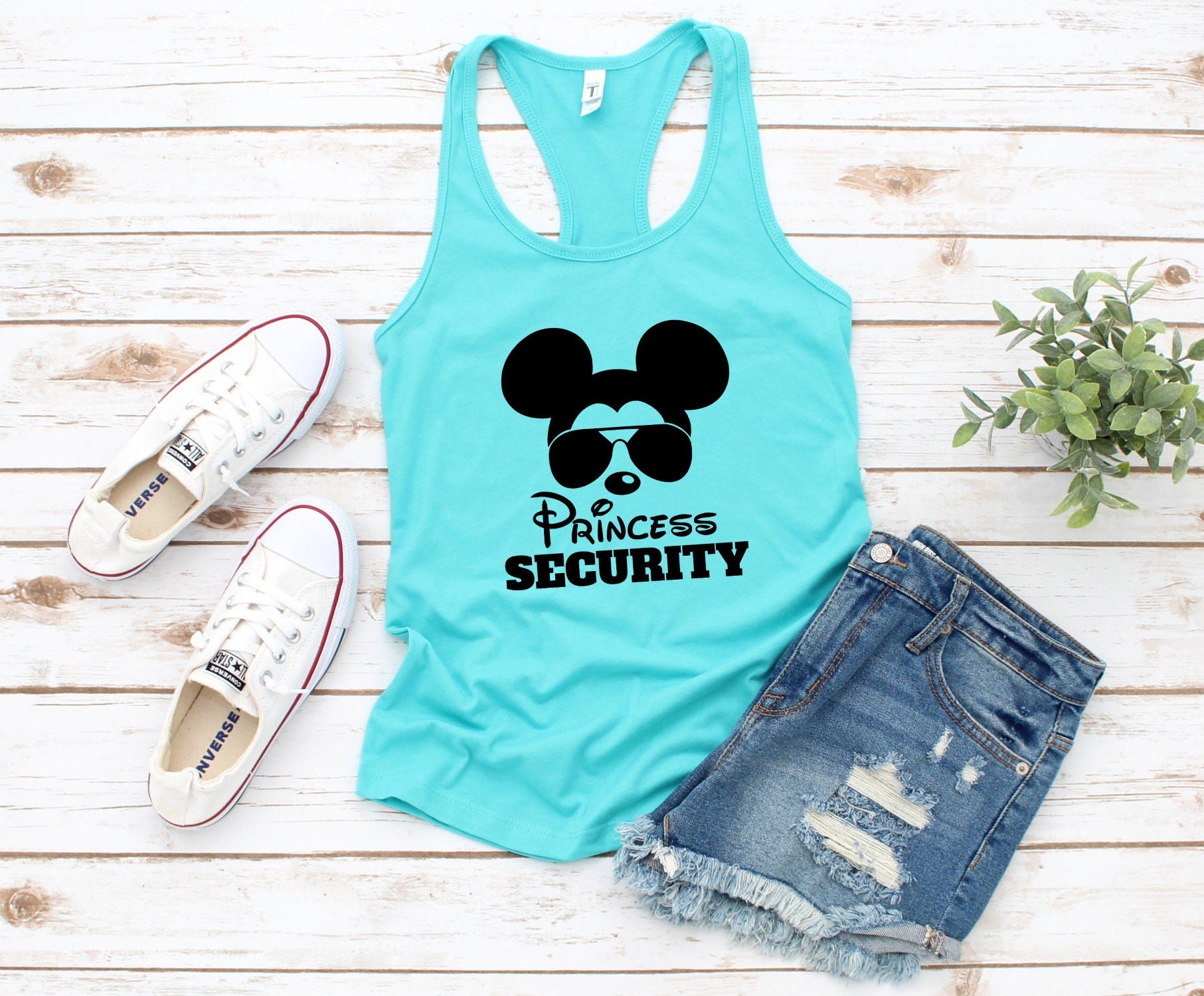 Disney Princess Security Tank Top Disney Woman Tank Disney - Etsy