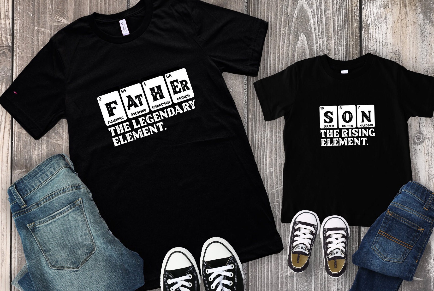 Father and Son Matching Shirts, Dad and Baby Tshirts, Father the ...