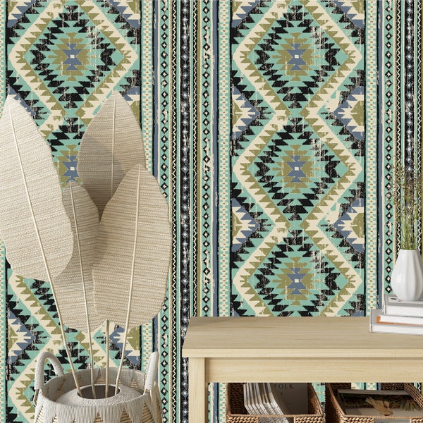 Distressed Wallpaper - Etsy