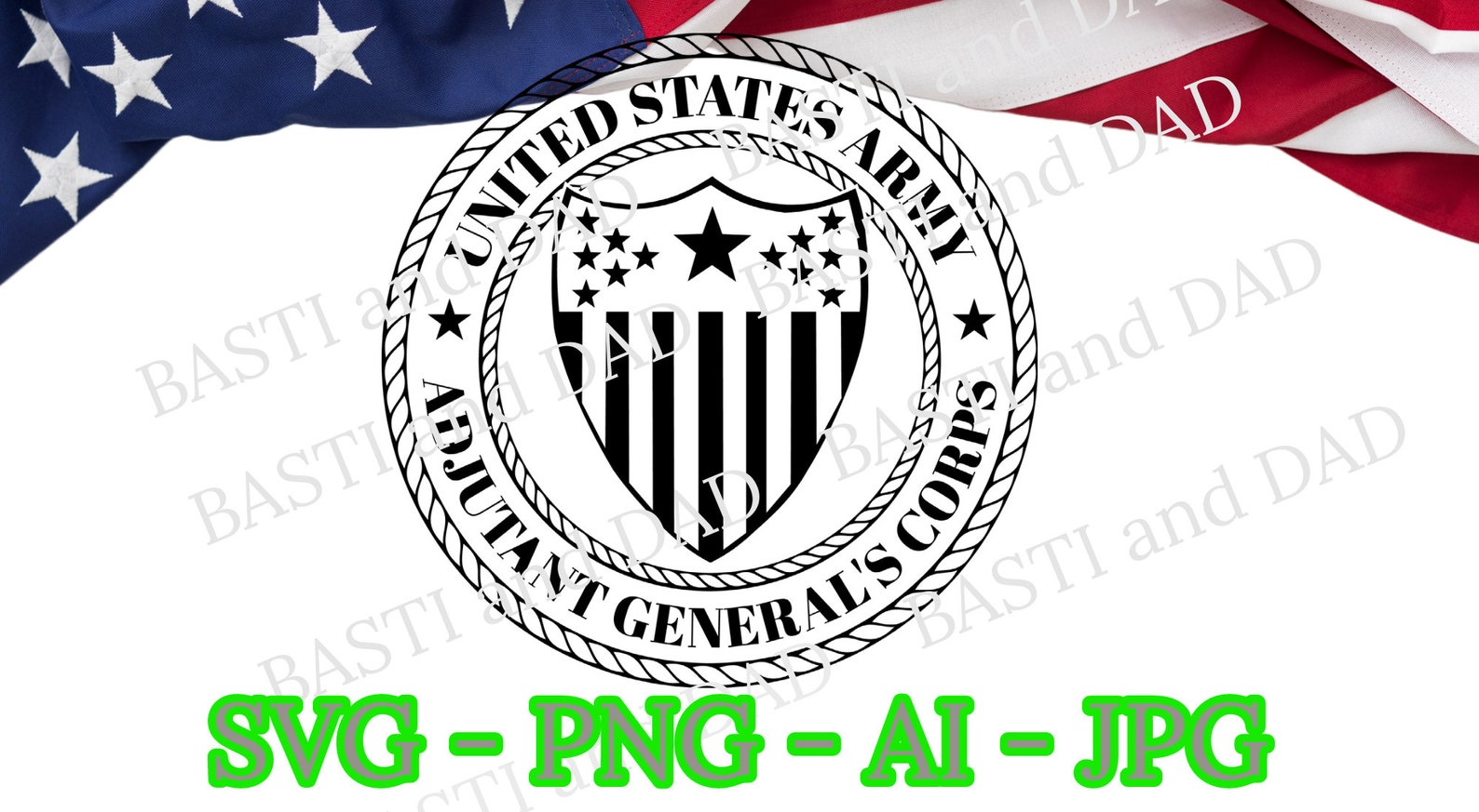 US Army Adjutant General's Corps SVG, PNG, Ai and Jpeg, Defend and ...