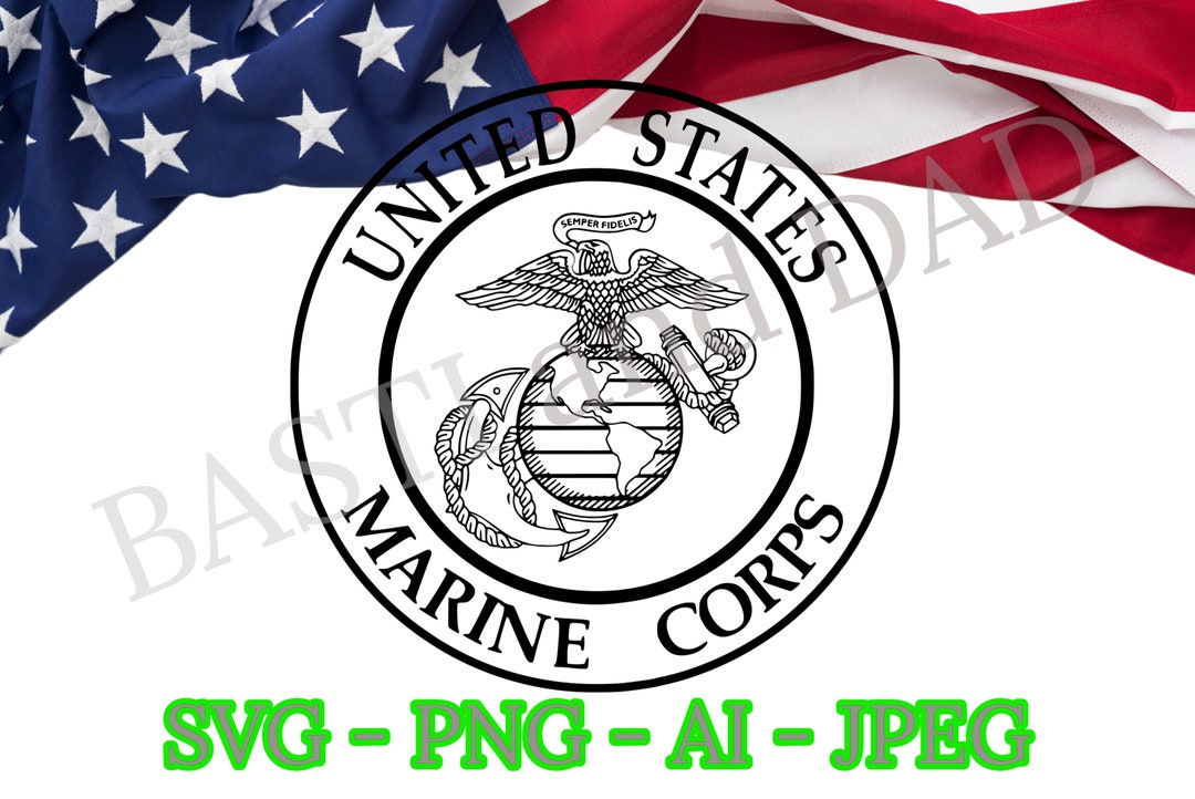 US Marine Corps Ega logo svg Eagle Globe and Anchor SVG - Etsy.de