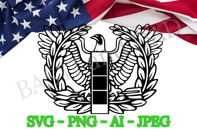 US Army Warrant Officer Rising Eagle Logo SVG PNG Ai and - Etsy Israel