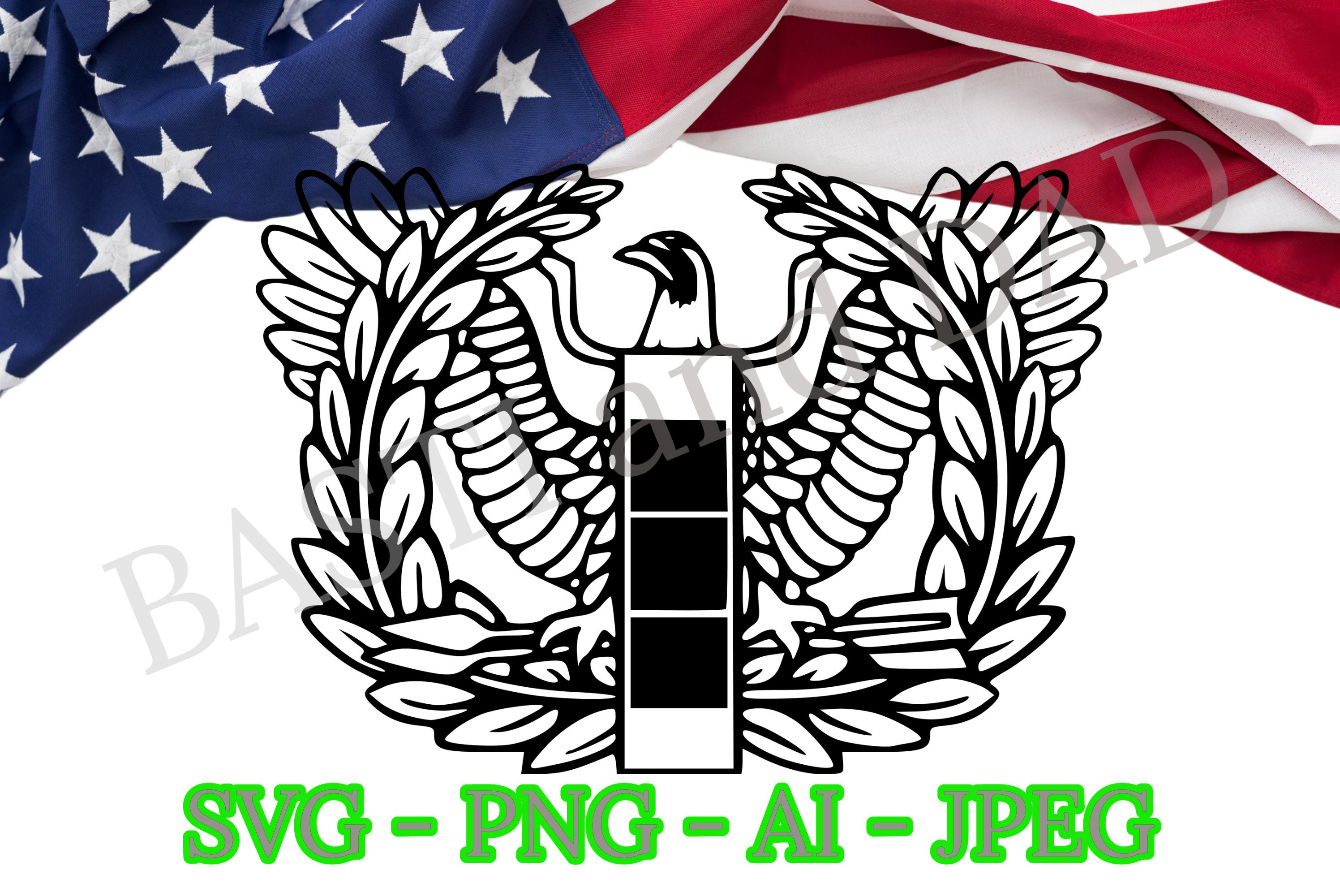 US Army Warrant Officer Rising Eagle Logo SVG PNG Ai and - Etsy Israel