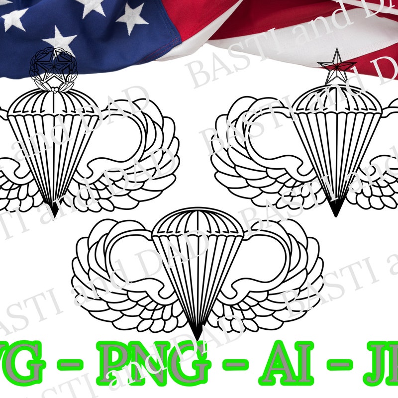 Army Jump Master Badge - Etsy